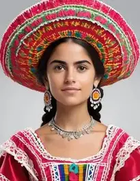 Free Mexican Costume Female Face Swap