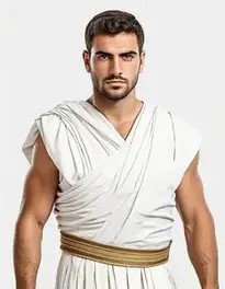 Greek Toga Costume Men Face Swap